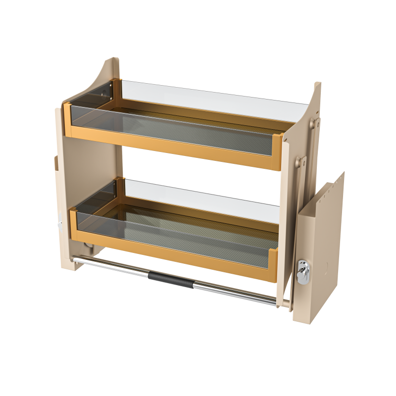 Pull Down Basket Crystal Gold Series